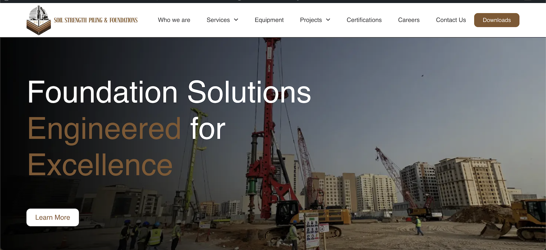 Soil Strength Piling & Foundation | Piling Contractor in Dubai